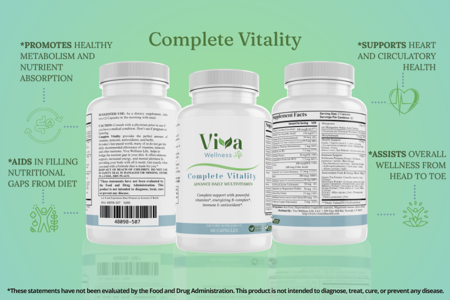 Complete Vitality – Advanced Daily Multivitamin – Viva Wellness Life
